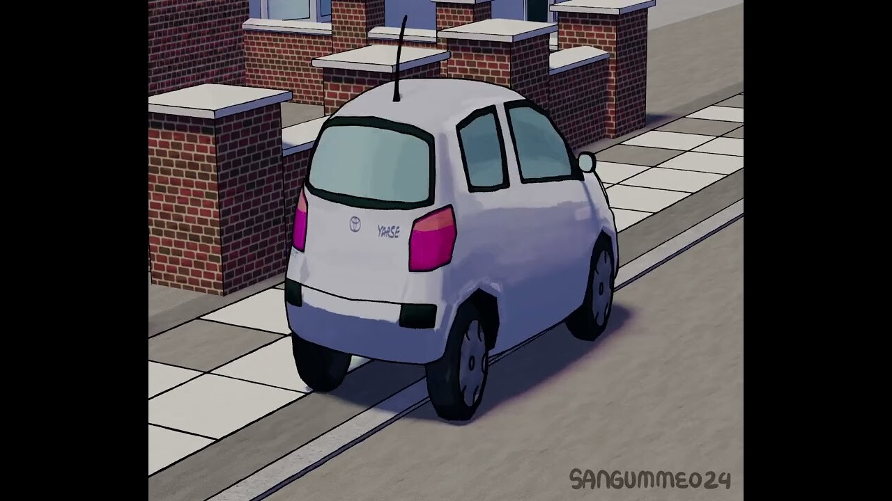 ArtStation - Bouncy Yaris Remake (2024)