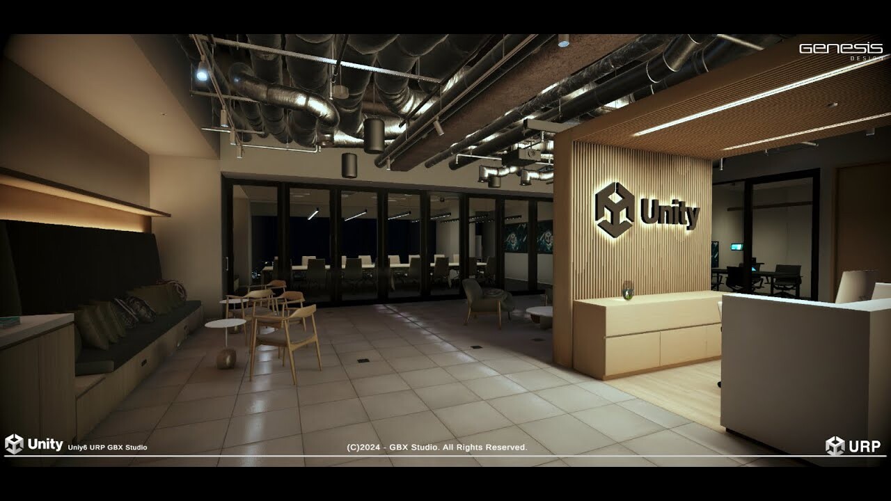 ArtStation - Unity 6 URP Office 4K