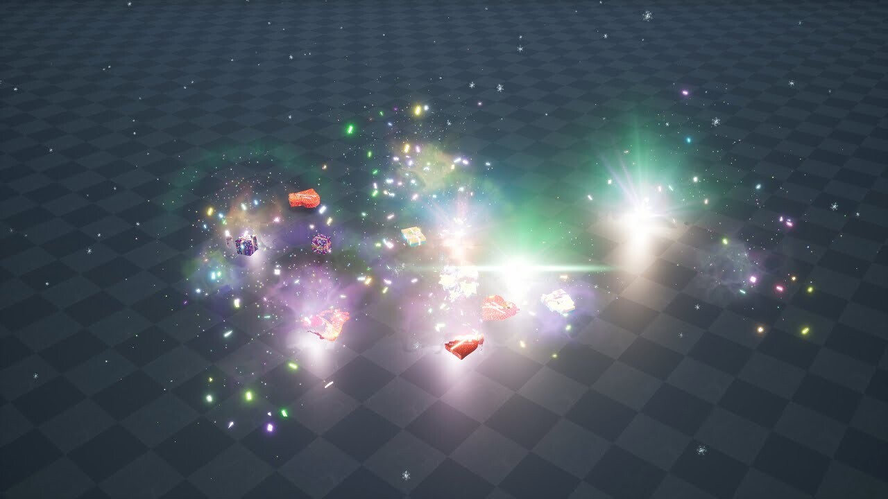 ArtStation - UE | Merry Christmas Bomb Spell VFX [4K]