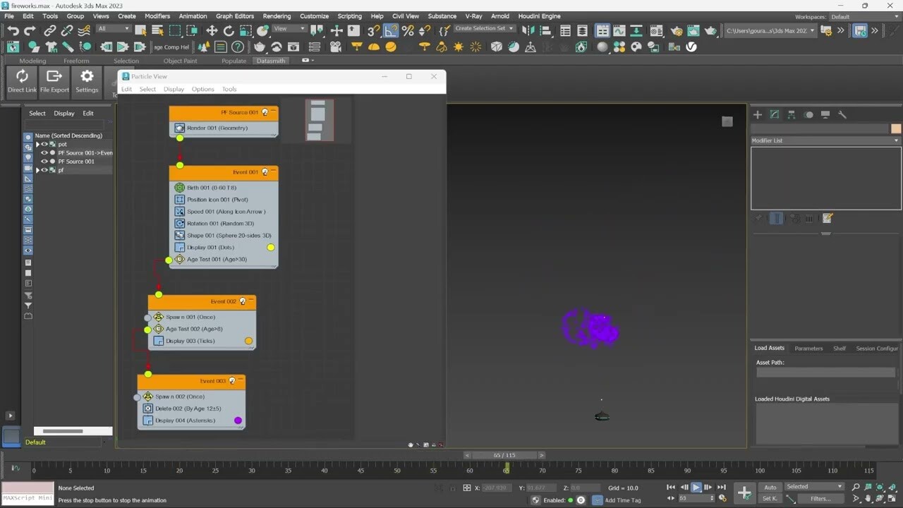 ArtStation - PF Source | Fireworks | 3DS Max