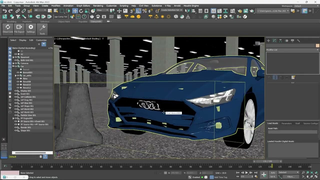 ArtStation - Car Dent | PF Source | 3DS Max
