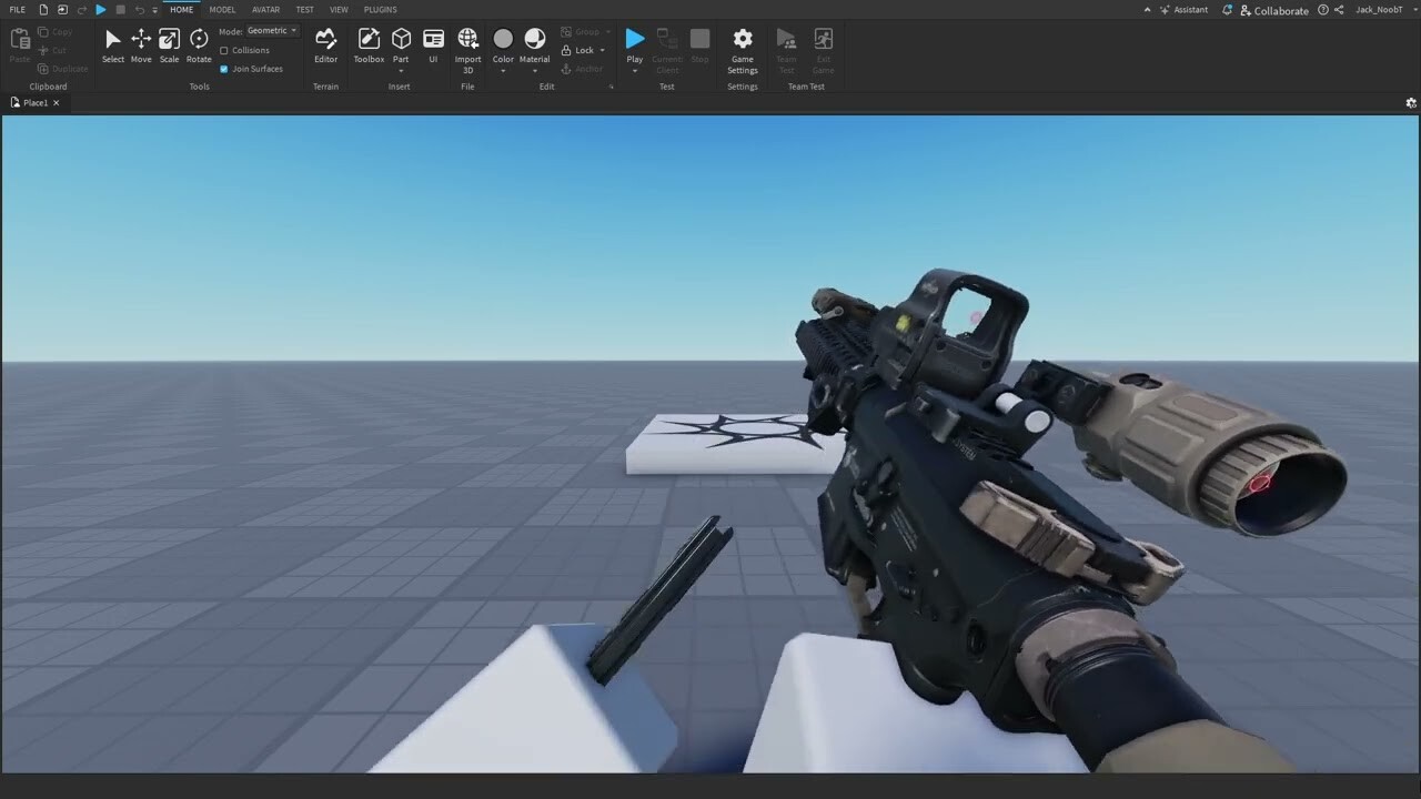 ArtStation - M4A1 Reload Animation Roblox