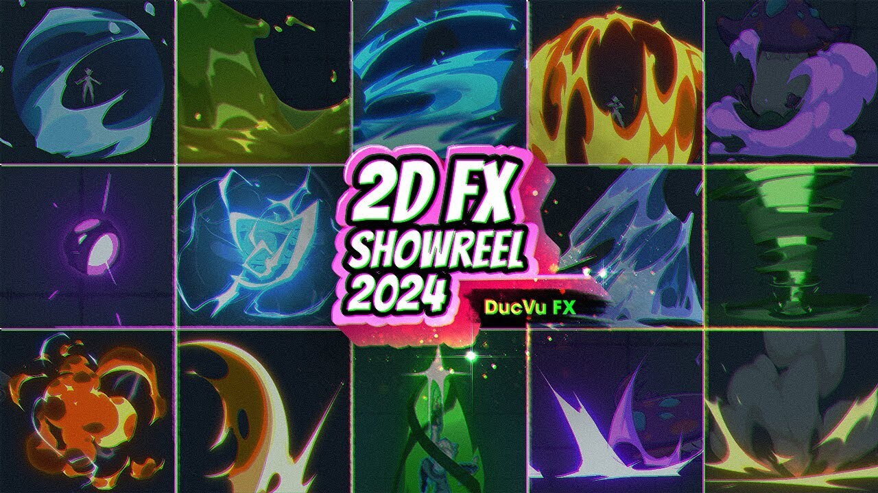 ArtStation - 2D Fx Animation Showreel 2024