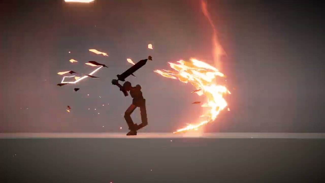 ArtStation - Fire Slash Unity VFX