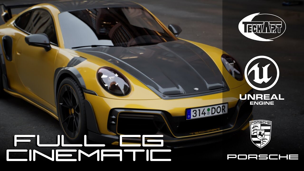 ArtStation - Full CG Porsche Techart Gestreut R: Limitierter 911 Turbo S