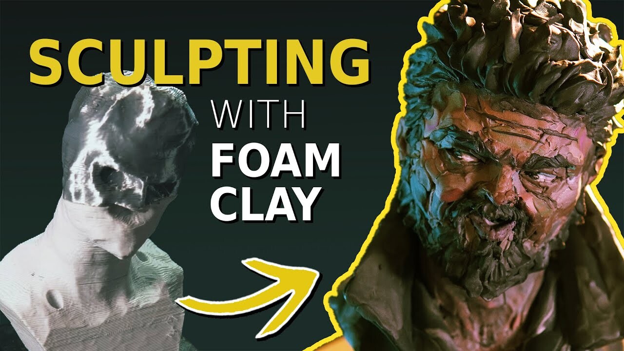 ArtStation - Butcher Portrait Made of Foam Clay