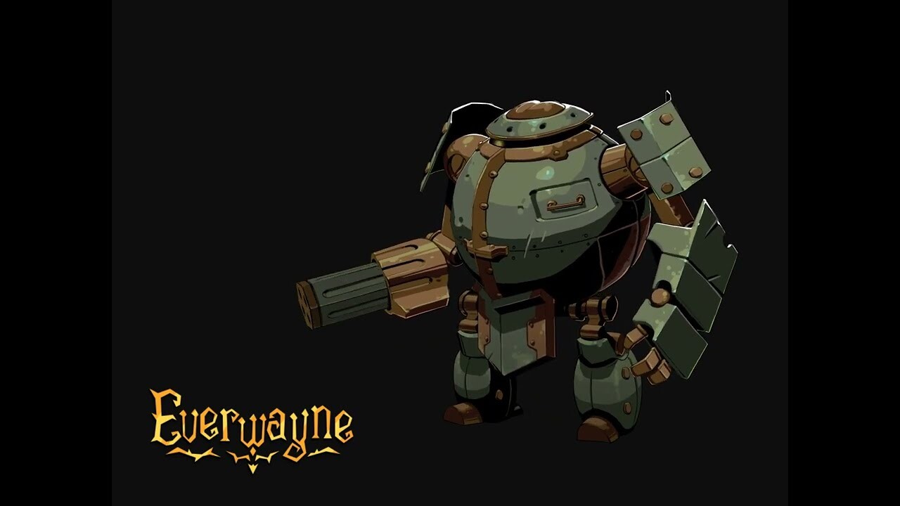 ArtStation - Animation of a game character in Spine 2D