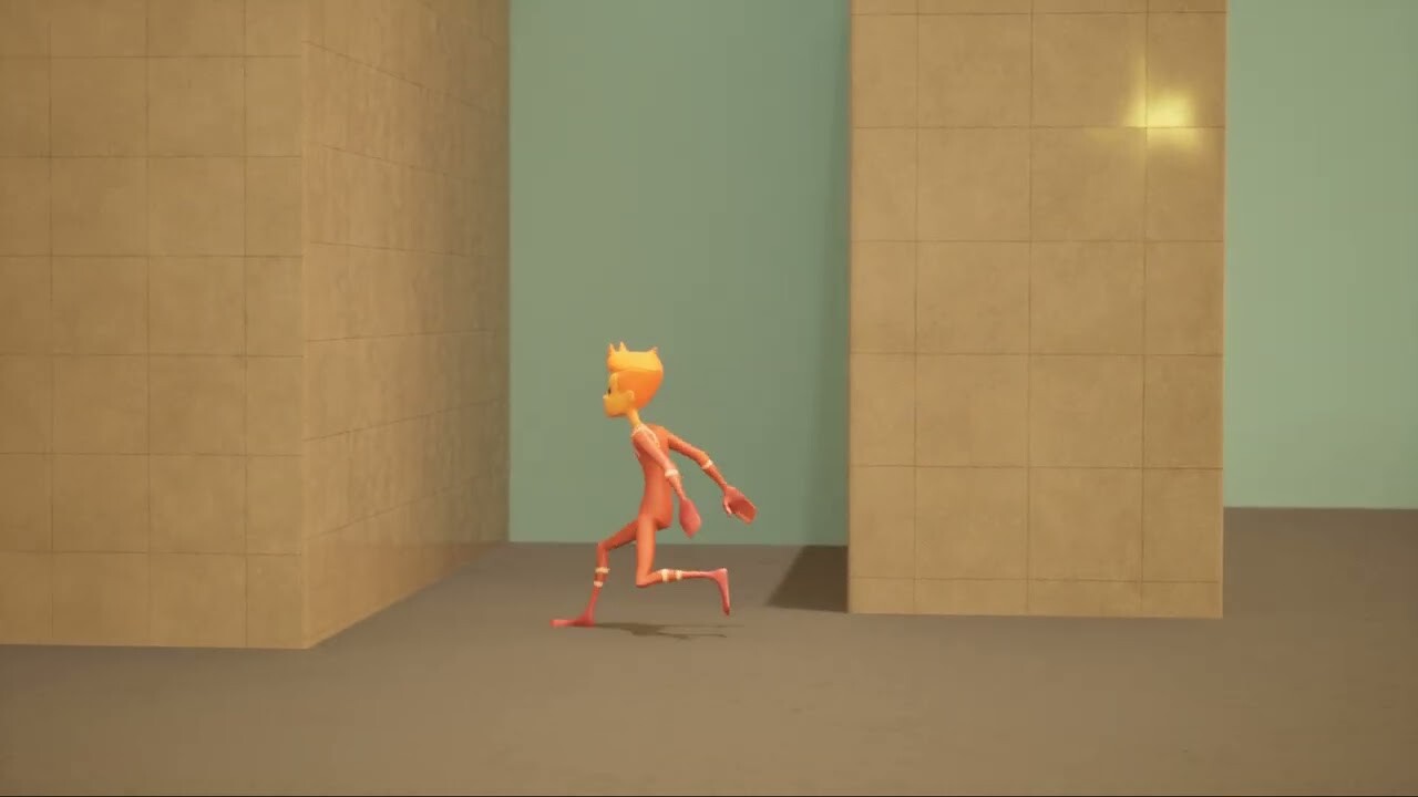 ArtStation - Animation saut de mur en mur