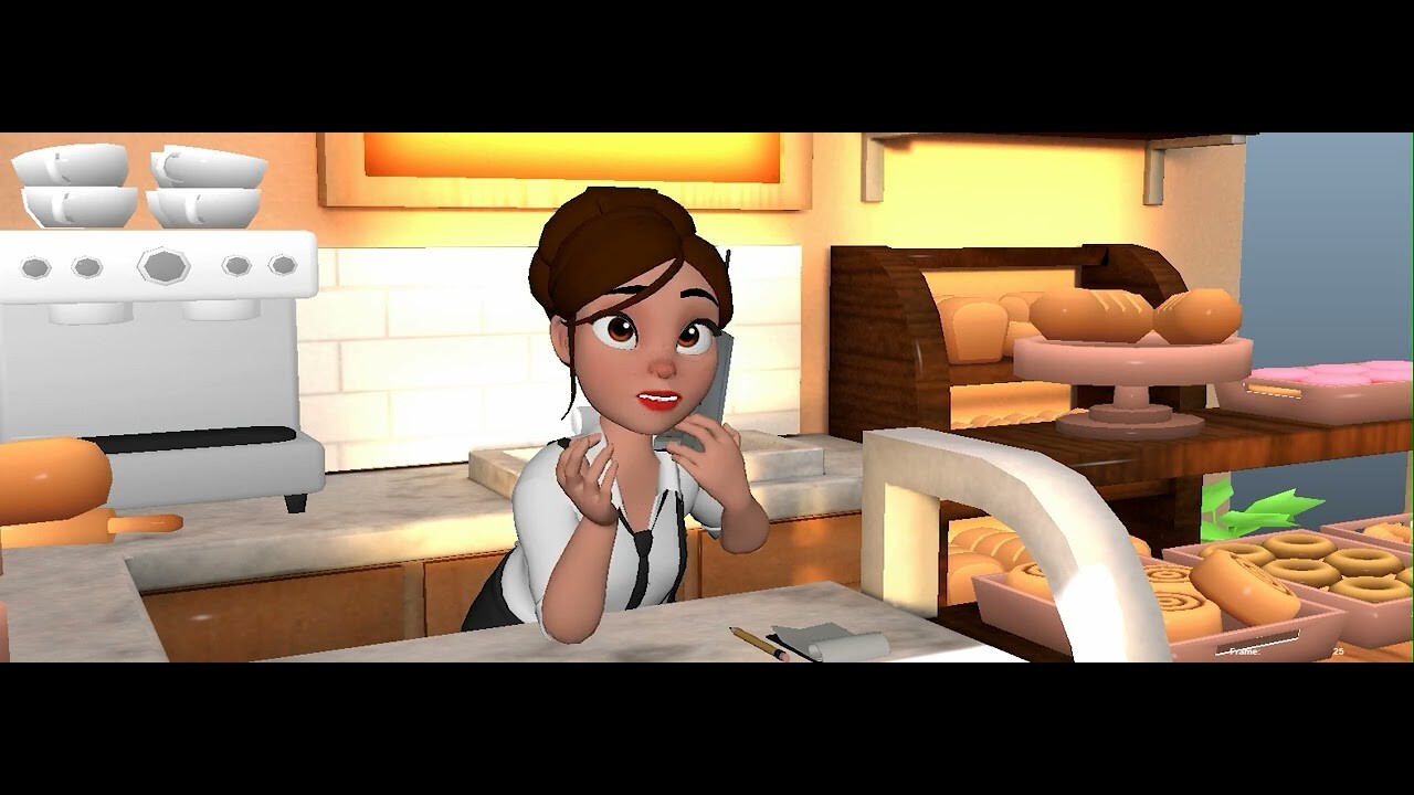 ArtStation - Waitress Talking Animation