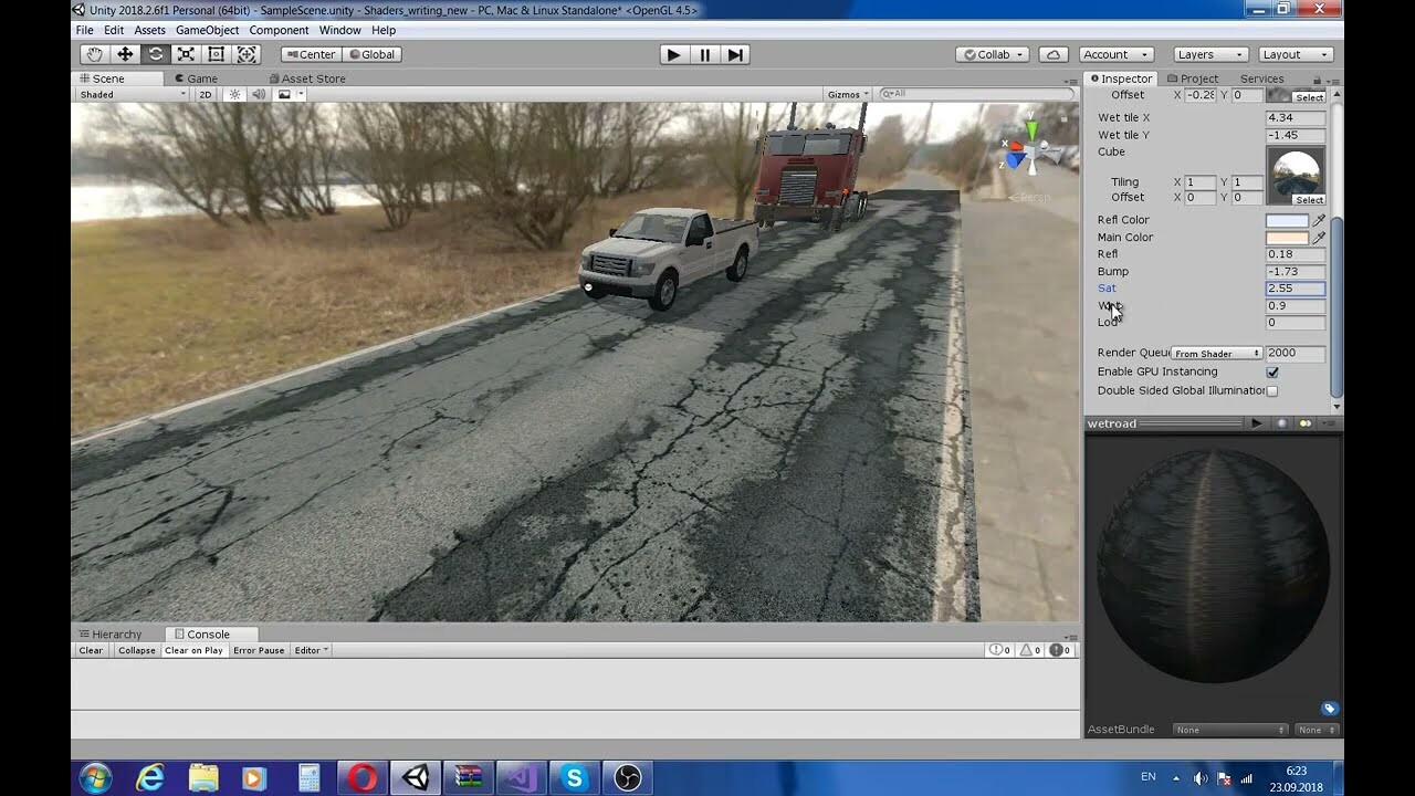 ArtStation - Semi-wet road shader unity 3d [WIP]