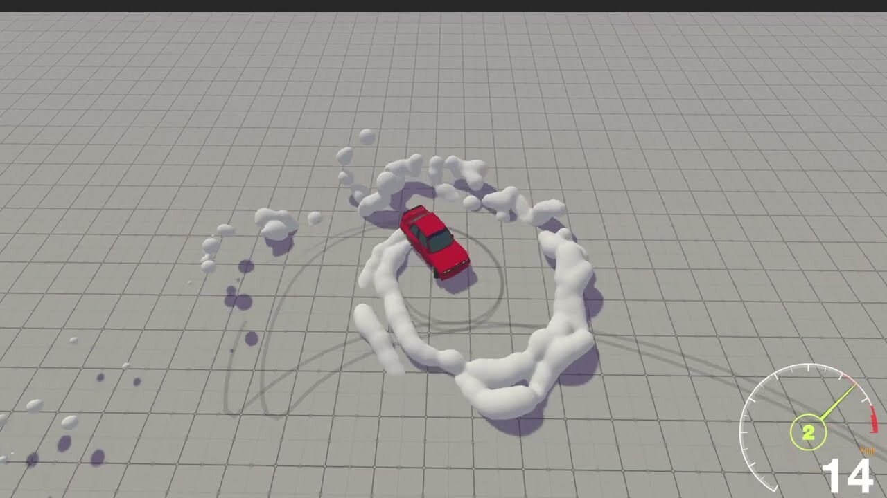 ArtStation - Stylized tyres smoke vfx. Unity, URP.