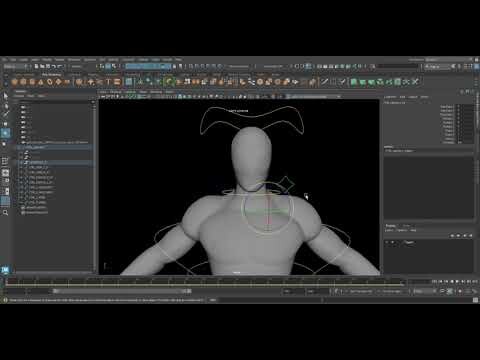 ArtStation - Human Character Rig || Rigging & Skinning || MAYA