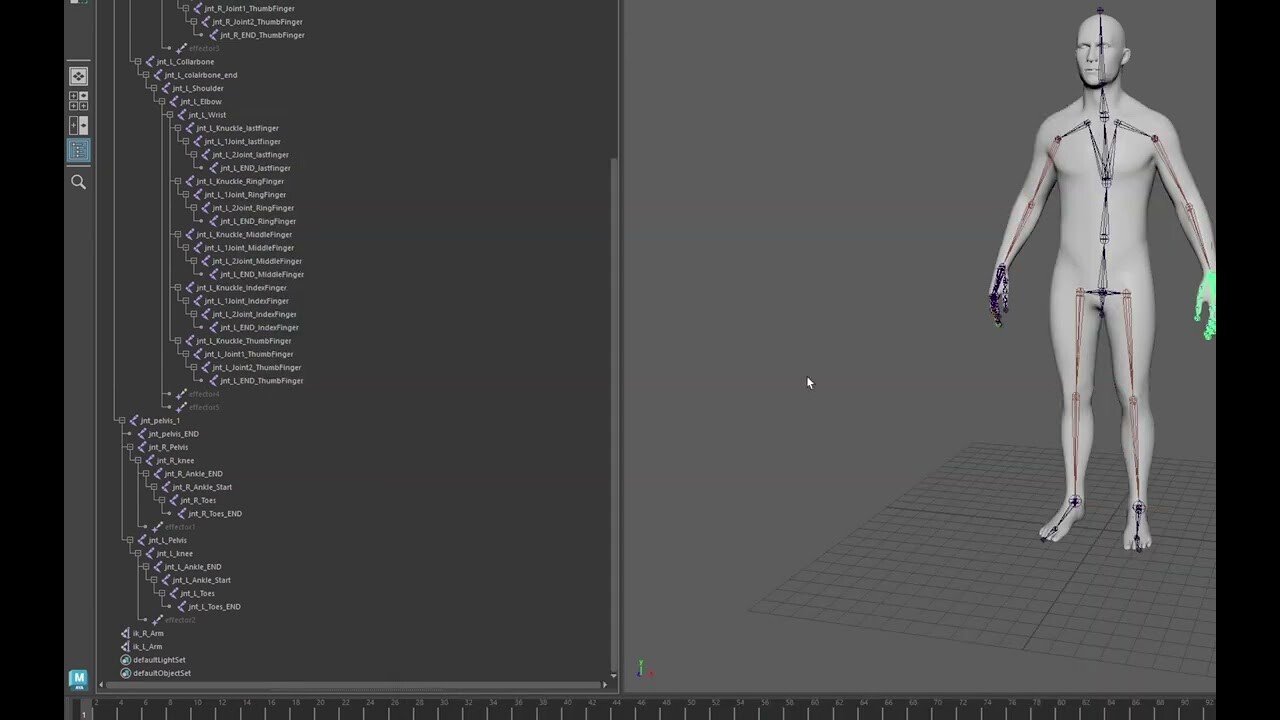 ArtStation - Human Rigging in Maya