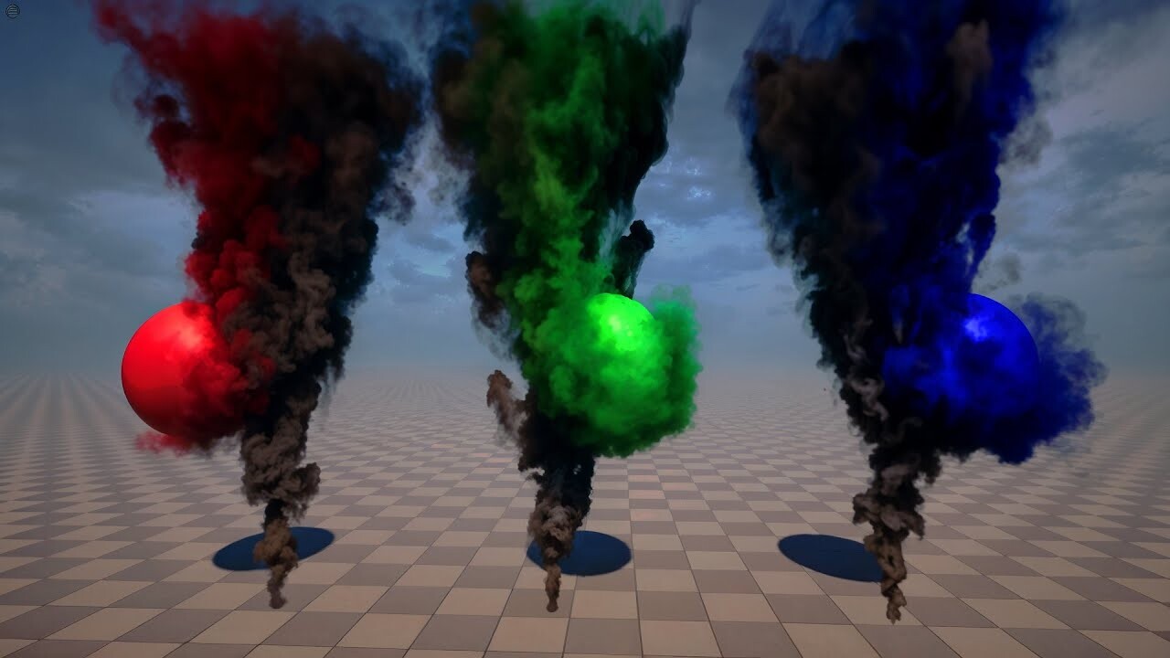 ArtStation - Fluid Color Change on Collision | Unreal Engine 5 Niagara Tutorial