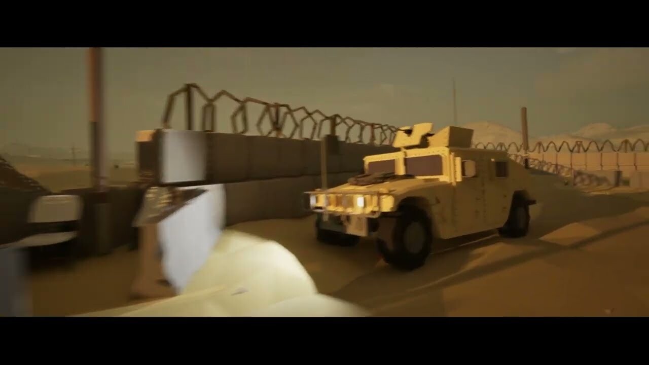 ArtStation - Modern Military Desert Base