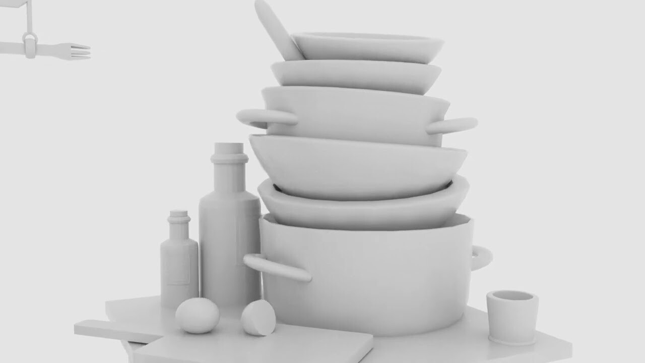 ArtStation - Kitchen Clutter