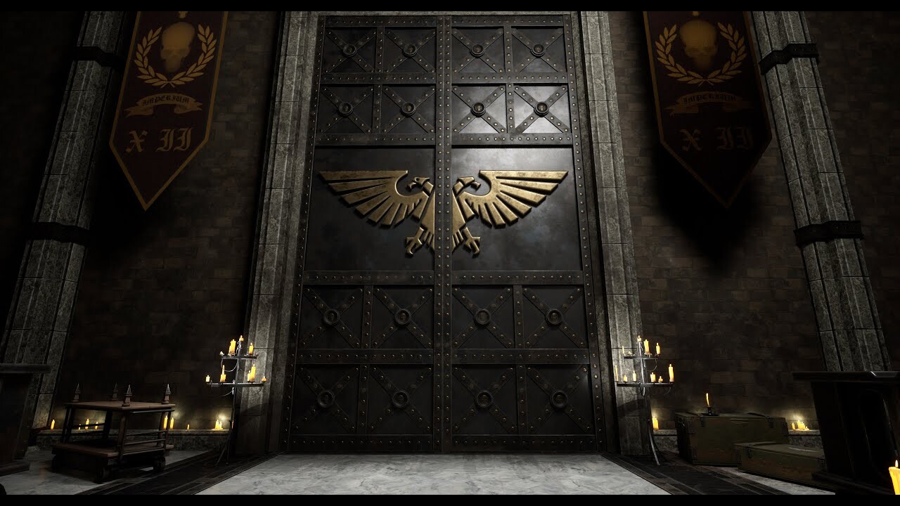 ArtStation - Space Marine temple