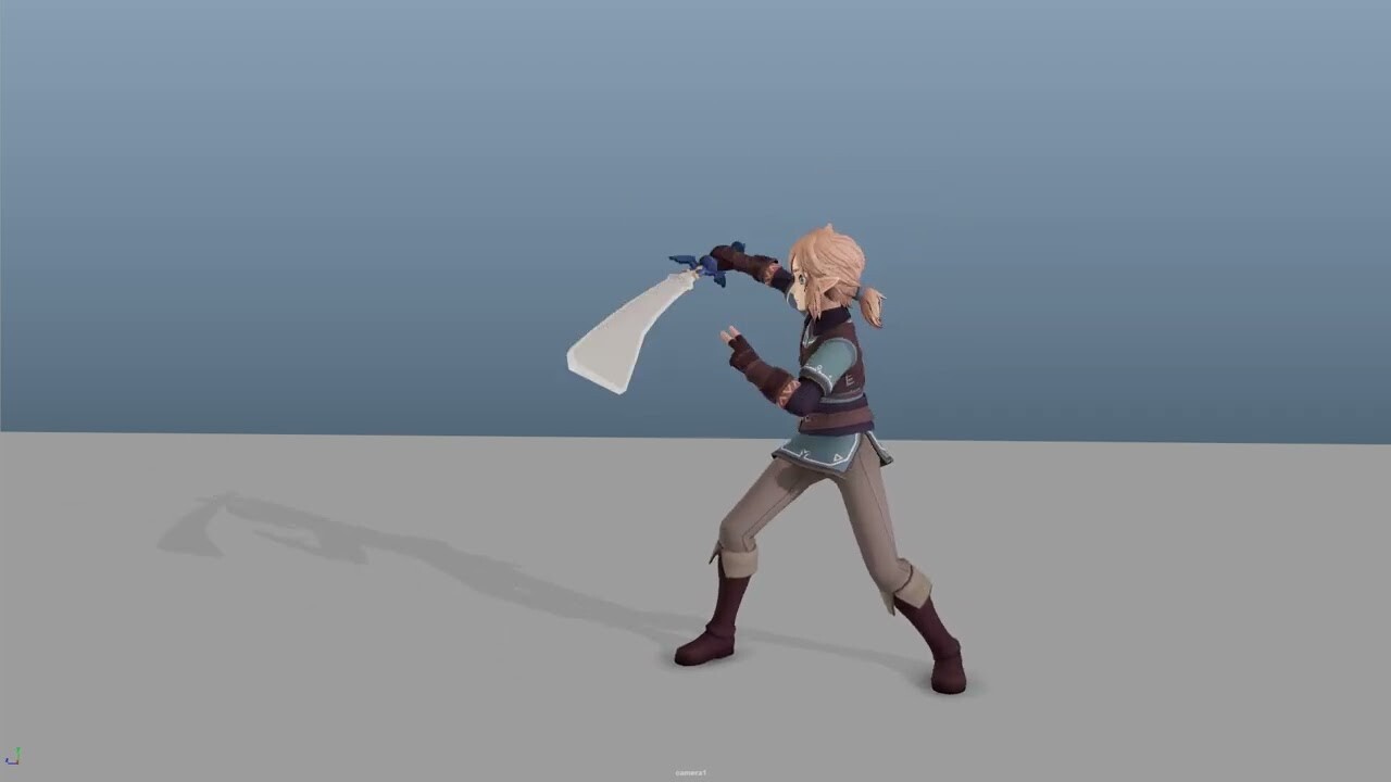 ArtStation - Link, attack combo