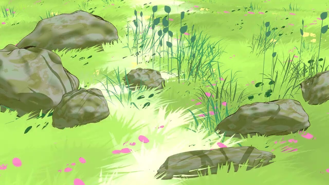 ArtStation - Anime Style Grass
