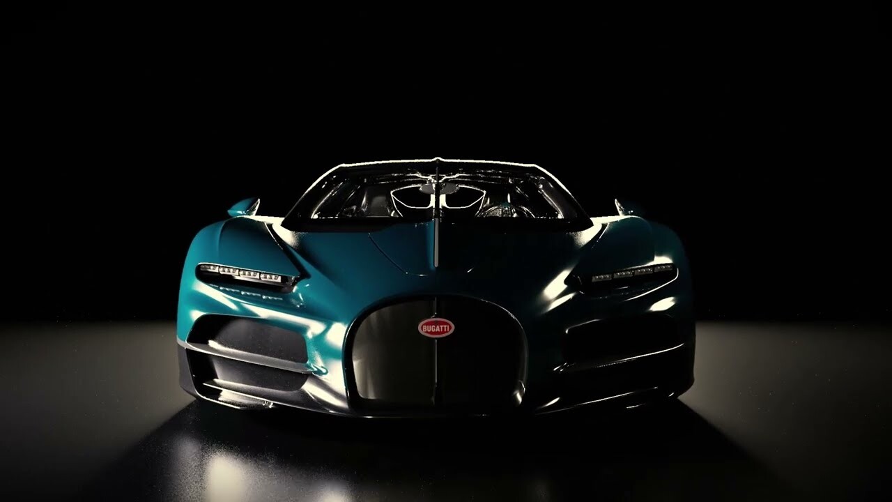 ArtStation - Bugatti Tourbillon 3d commercial made in maya