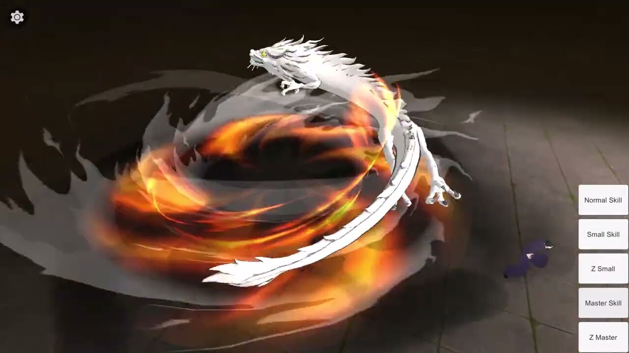 ArtStation - TurnBase Game - Geto - Rainbow Dragon VFX