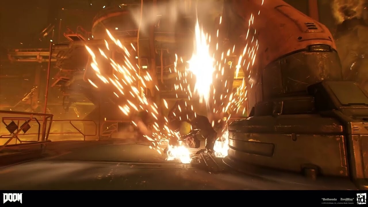 ArtStation - Doom (2016) - Gore and Gameplay Effects