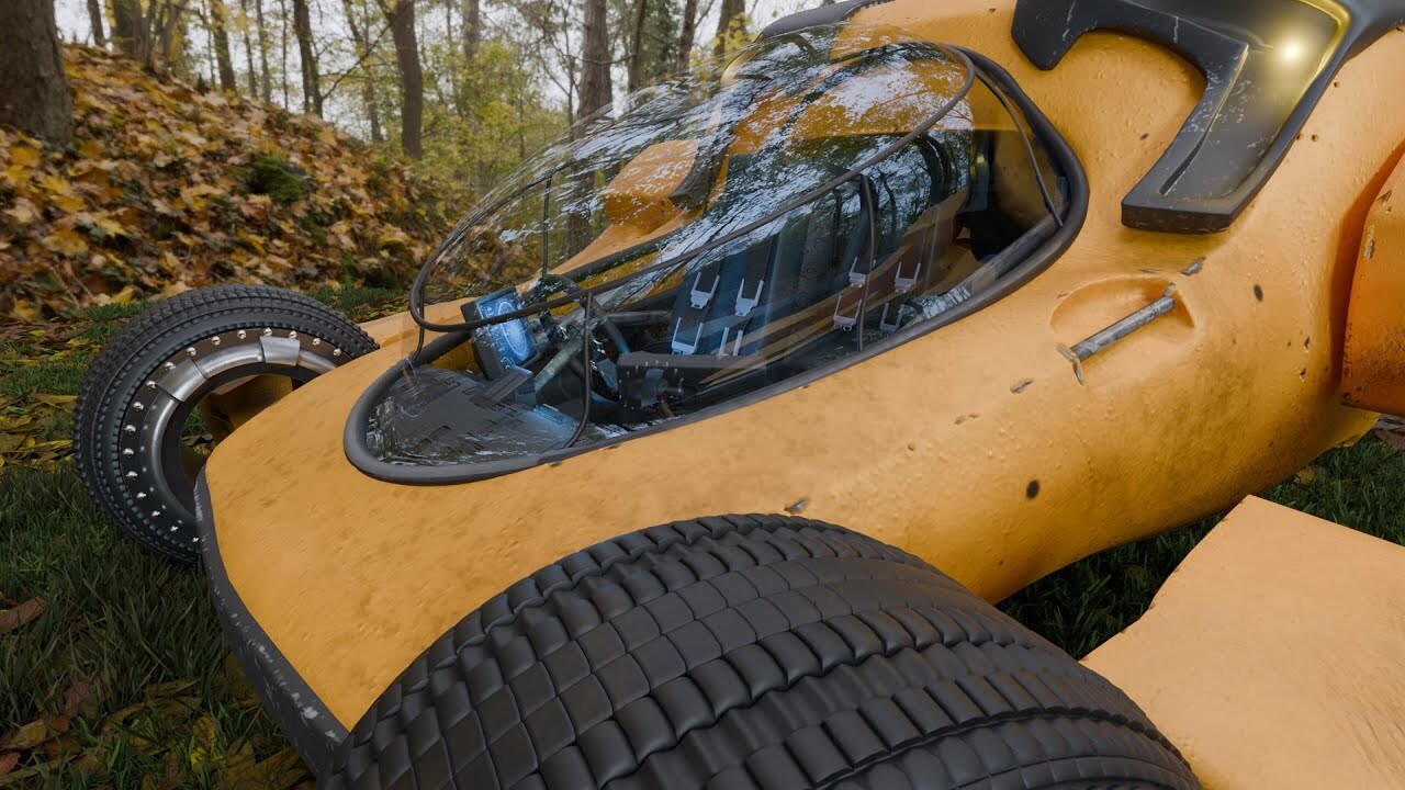 ArtStation - 3D Model Bujji car from Kalki