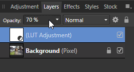 SparkleStock - Loading LUTs in Affinity Photo