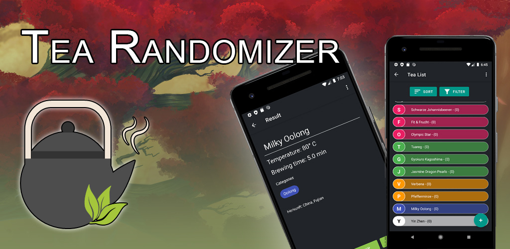 Trilobite - Privacy Policy for mobile application "Tea Randomizer"