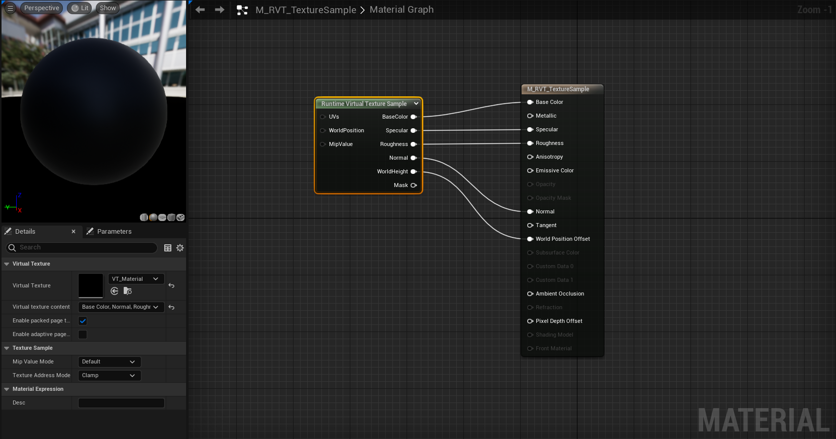 Justin Beckermann - Virtual Heightfield Mesh Unreal 5.1 Shader