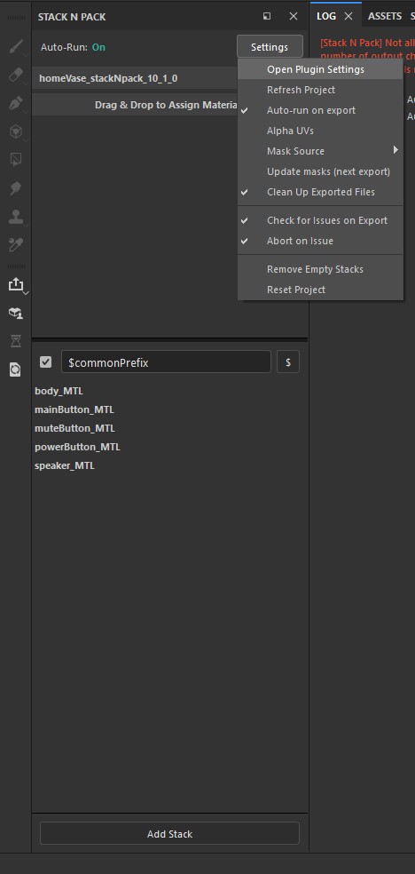 Phillip Jenné - Stack N Pack - Painter Plugin User Guide