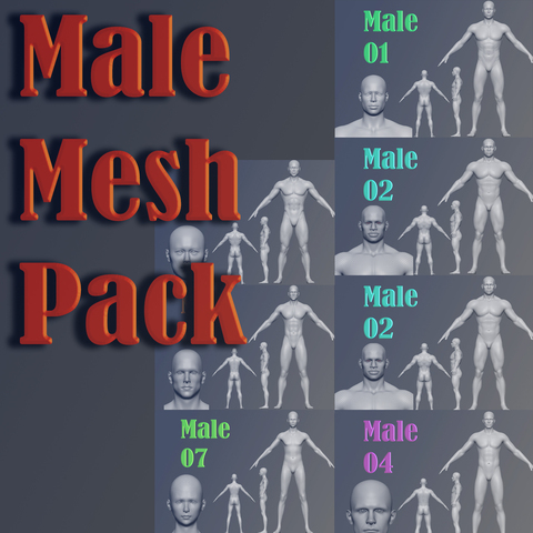 ArtStation - Male 01 Base Mesh | Resources