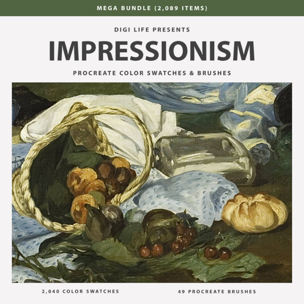 ArtStation - Impressionism Mega Bundle for the Procreate App