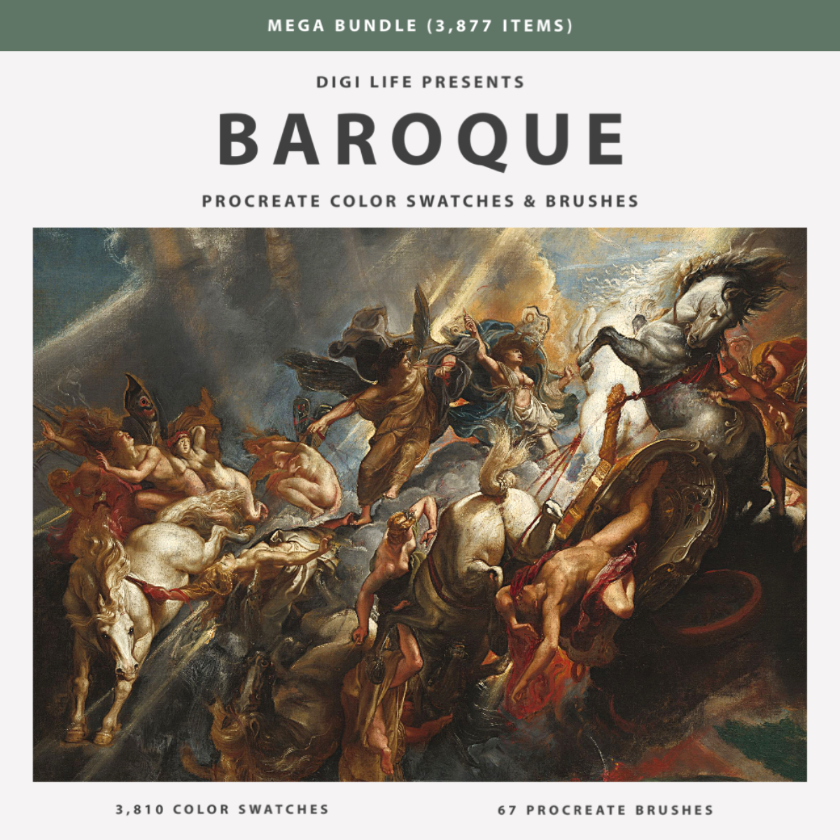 ArtStation - Baroque Mega Bundle for the Procreate App