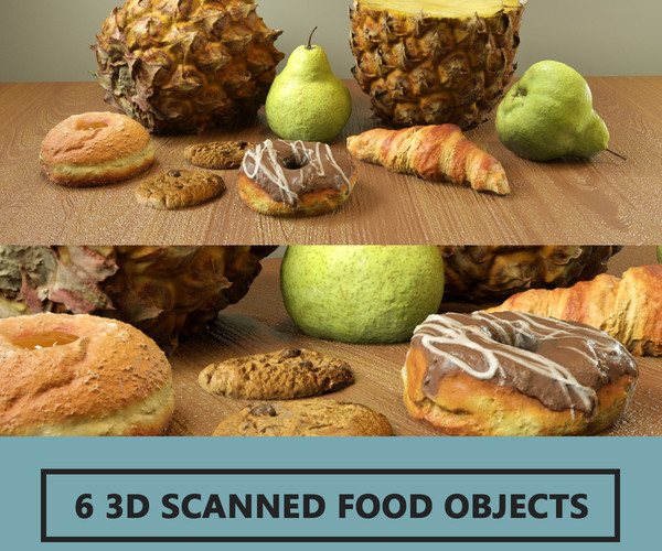 ArtStation - 6 3D Scanned Food Objects | Resources