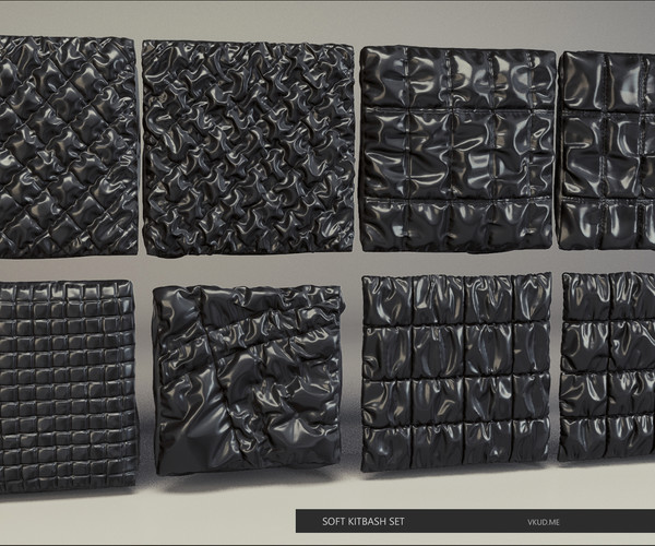 ArtStation - Soft kitbash set vol.1 | Resources