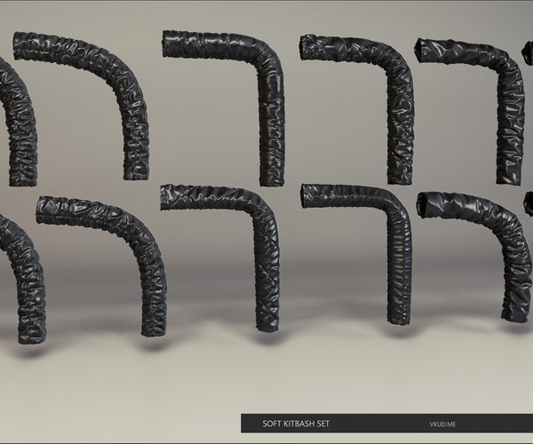 ArtStation - Soft kitbash set vol.1 | Resources