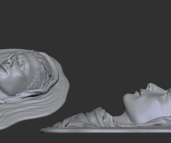 ArtStation - 'Drowning' 3D Printable Sculpture | Resources