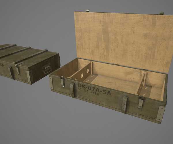 ArtStation - Crate Low Poly Game Ready | Resources