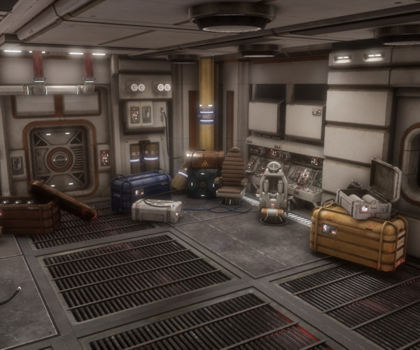 ArtStation - Sci Fi Interior Prop Pack 1 | Game Assets