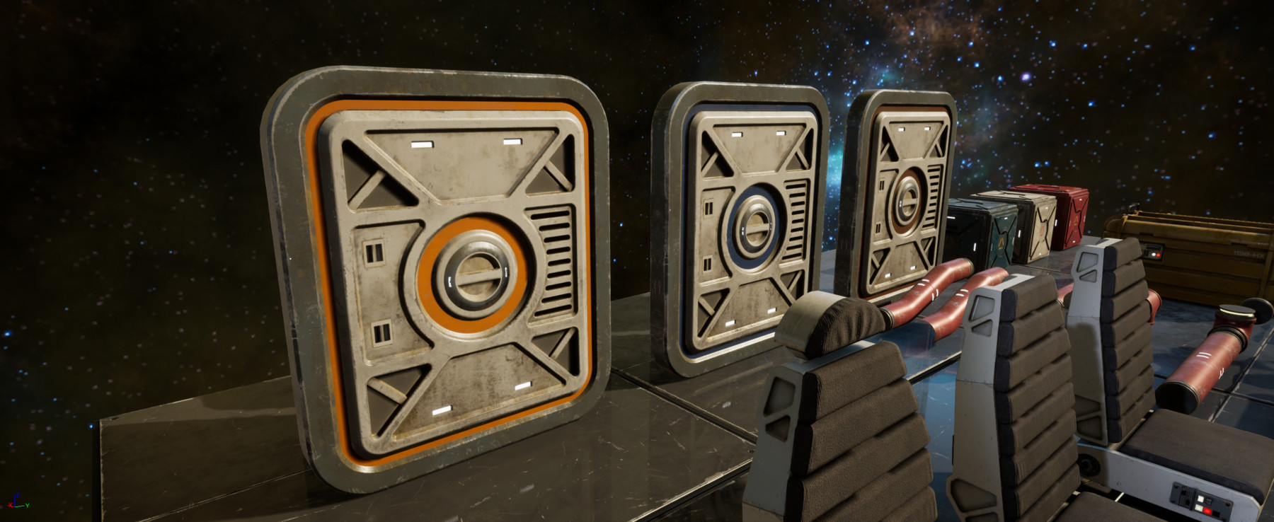 ArtStation - Sci Fi Interior Prop Pack 1 | Game Assets