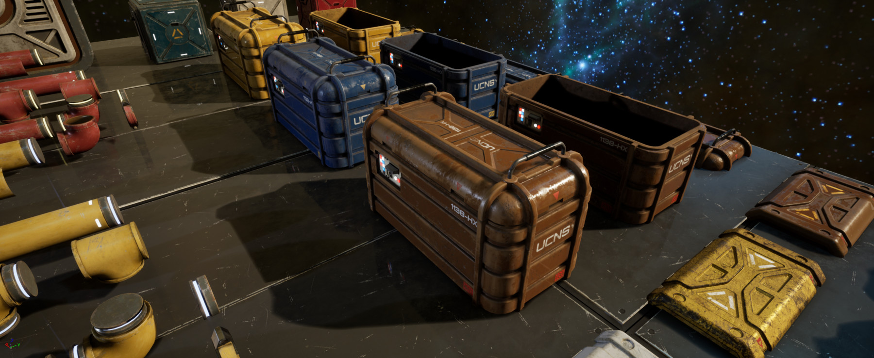 ArtStation - Sci Fi Interior Prop Pack 1 | Game Assets