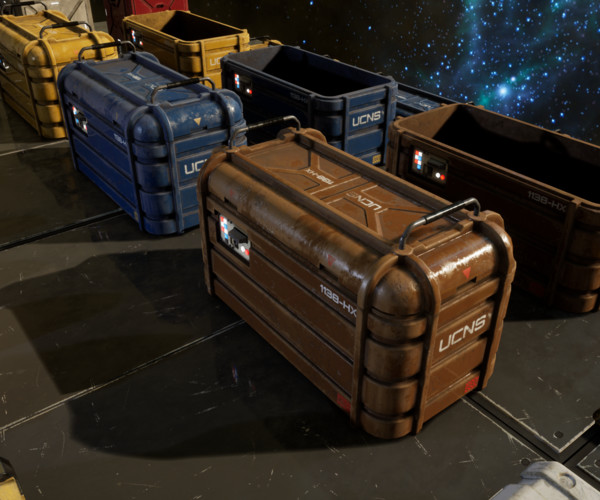 ArtStation - Sci Fi Interior Prop Pack 1 | Game Assets