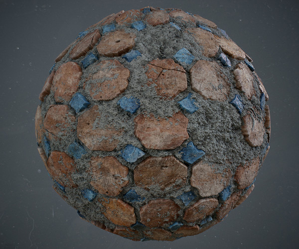 ArtStation - Old Terracotta Floor Material in Substance Designer | Game ...