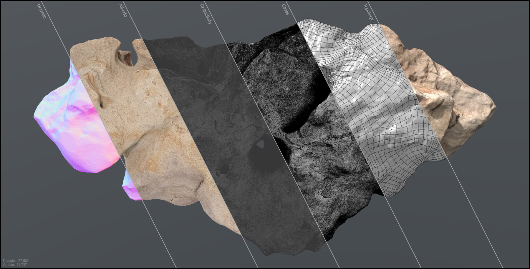 ArtStation - Holy Limestone Rock Scan 9 | Game Assets