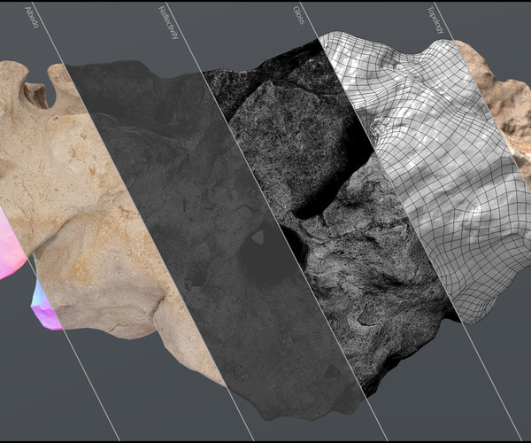 ArtStation - Holy Limestone Rock Scan 9 | Game Assets