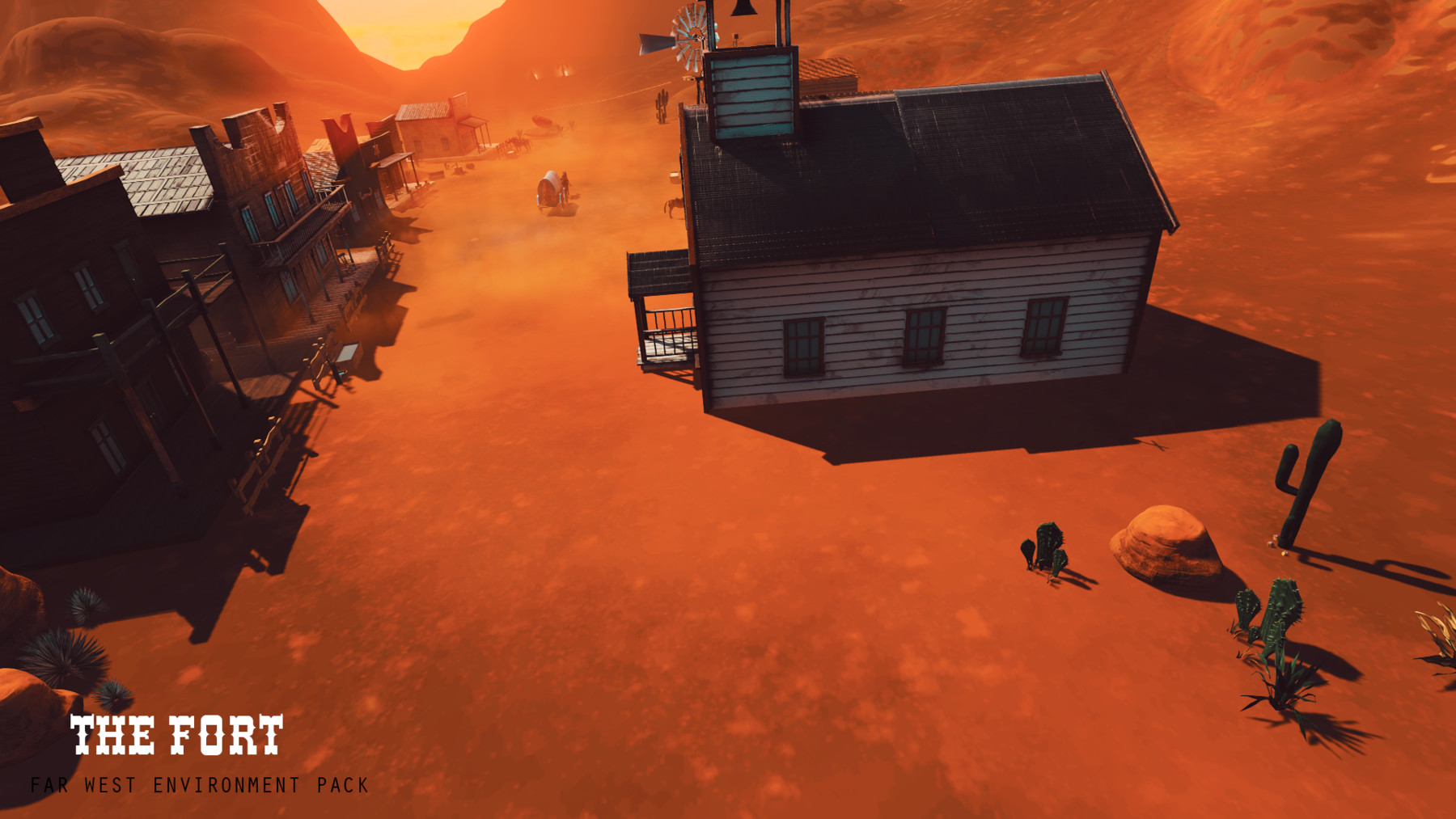 ArtStation - The Fort, A Wild West Environment Pack for the Unity ...