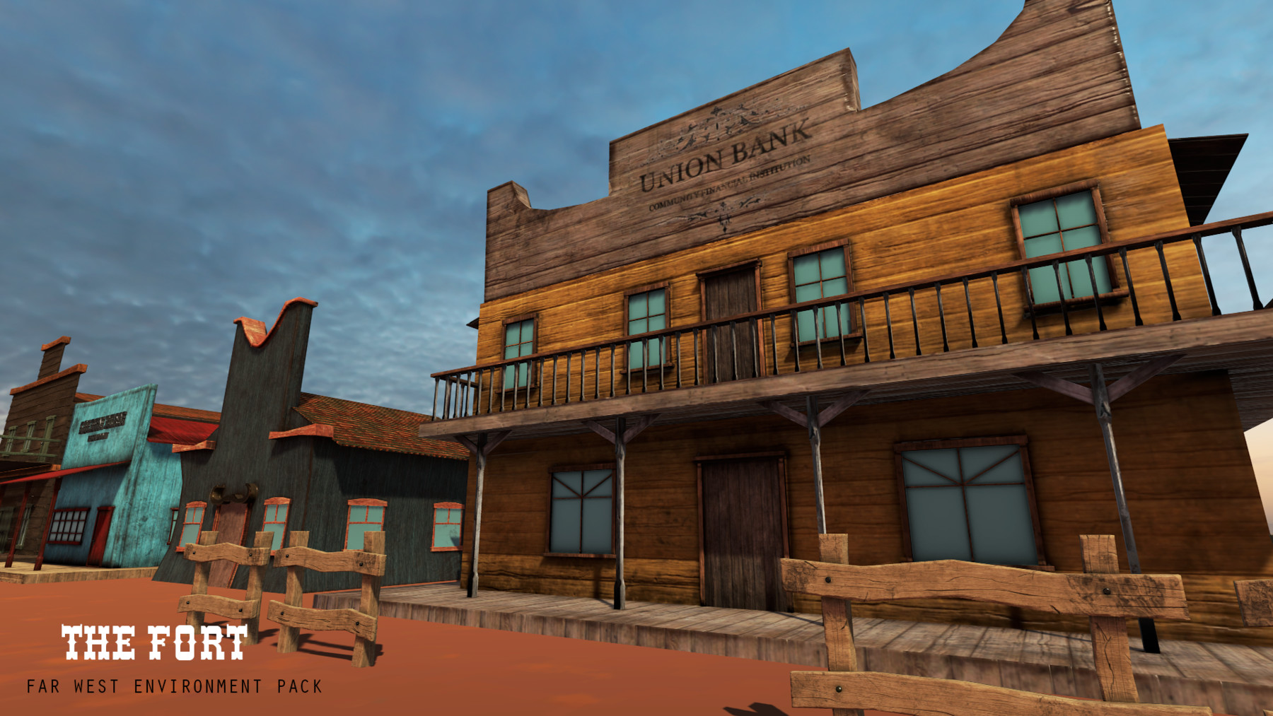 ArtStation - The Fort, A Wild West Environment Pack for the Unity ...