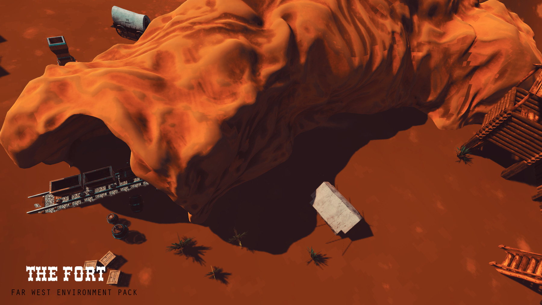 ArtStation - The Fort, A Wild West Environment Pack for the Unity ...