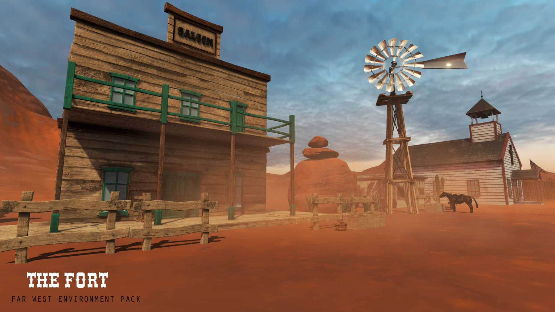 ArtStation - The Fort, A Wild West Environment Pack for the Unity ...